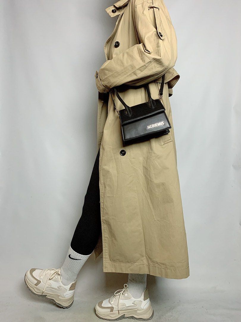 (SOLD) ZARA BASIC Long Oversized Spring Trench Coat (please read first ...