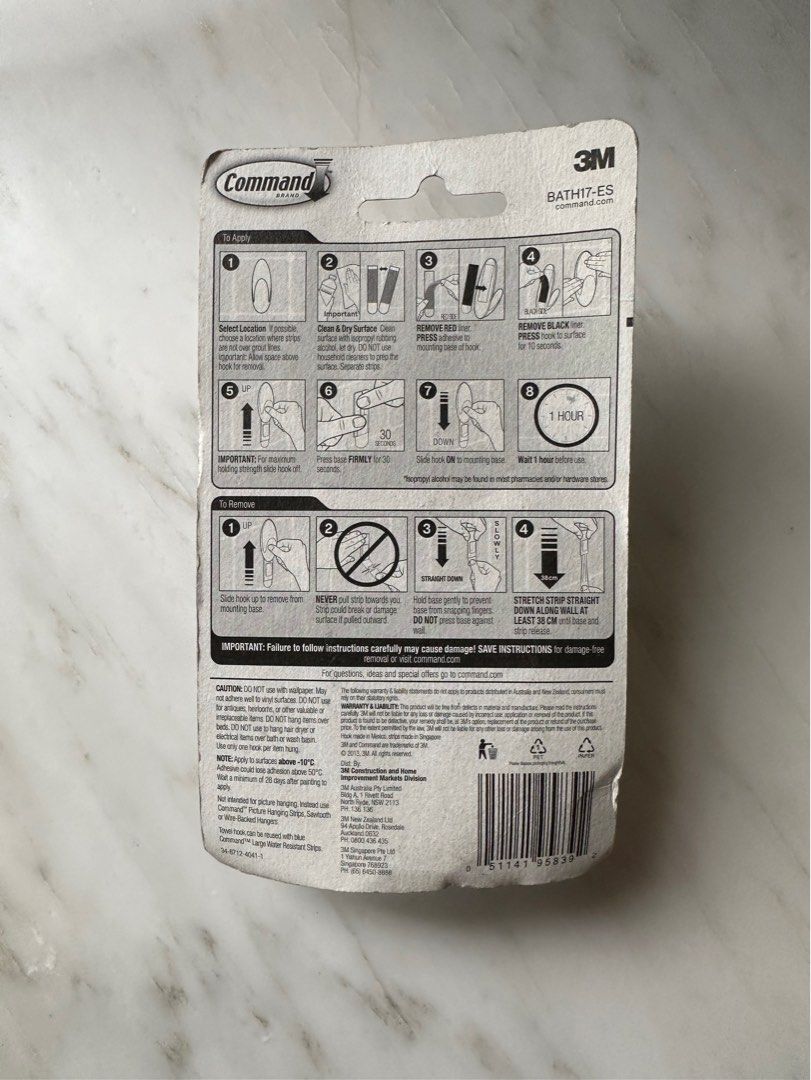 3M Commando Hooks, Furniture & Home Living, Home Improvement ...