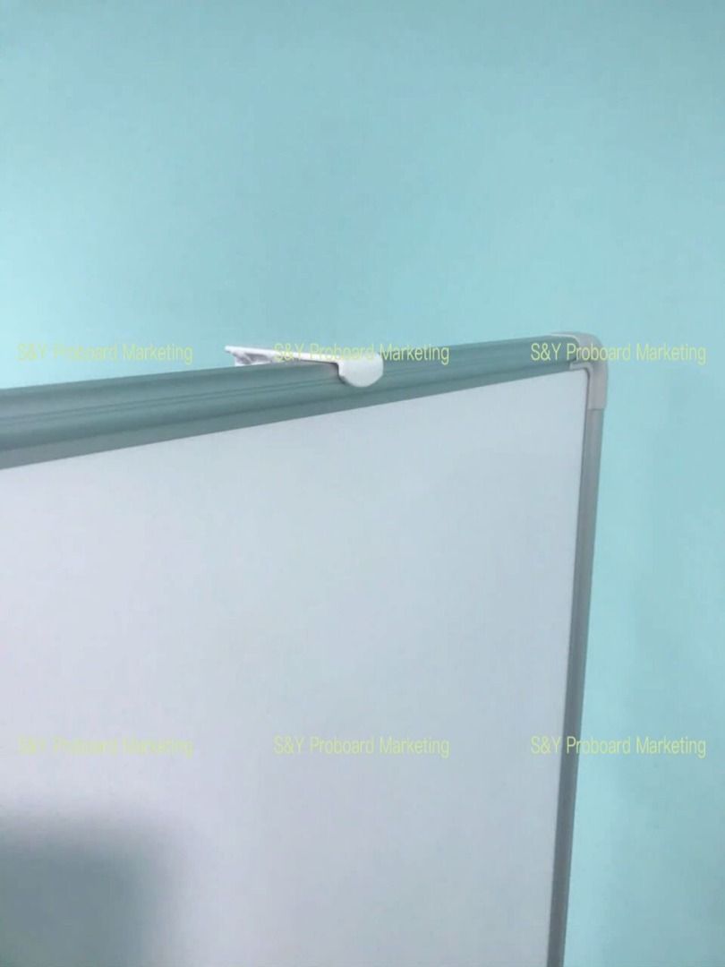 4x4 Magnetic Whiteboard with Stand Size White Board, Hobbies & Toys ...