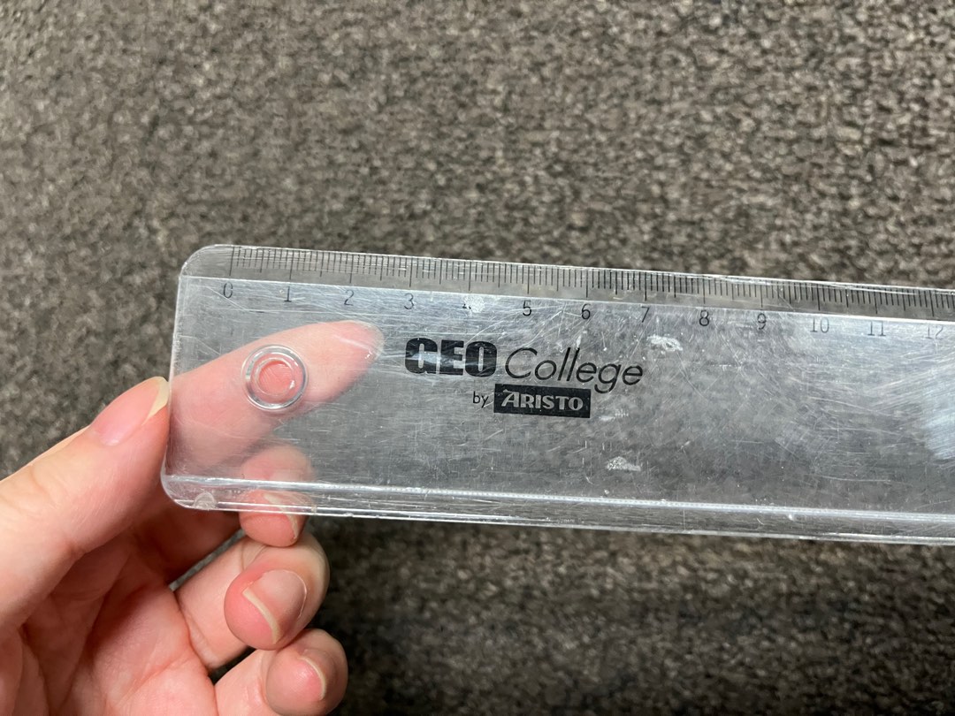 50cm Acrylic ruler for drawing and crafts making, Hobbies & Toys ...