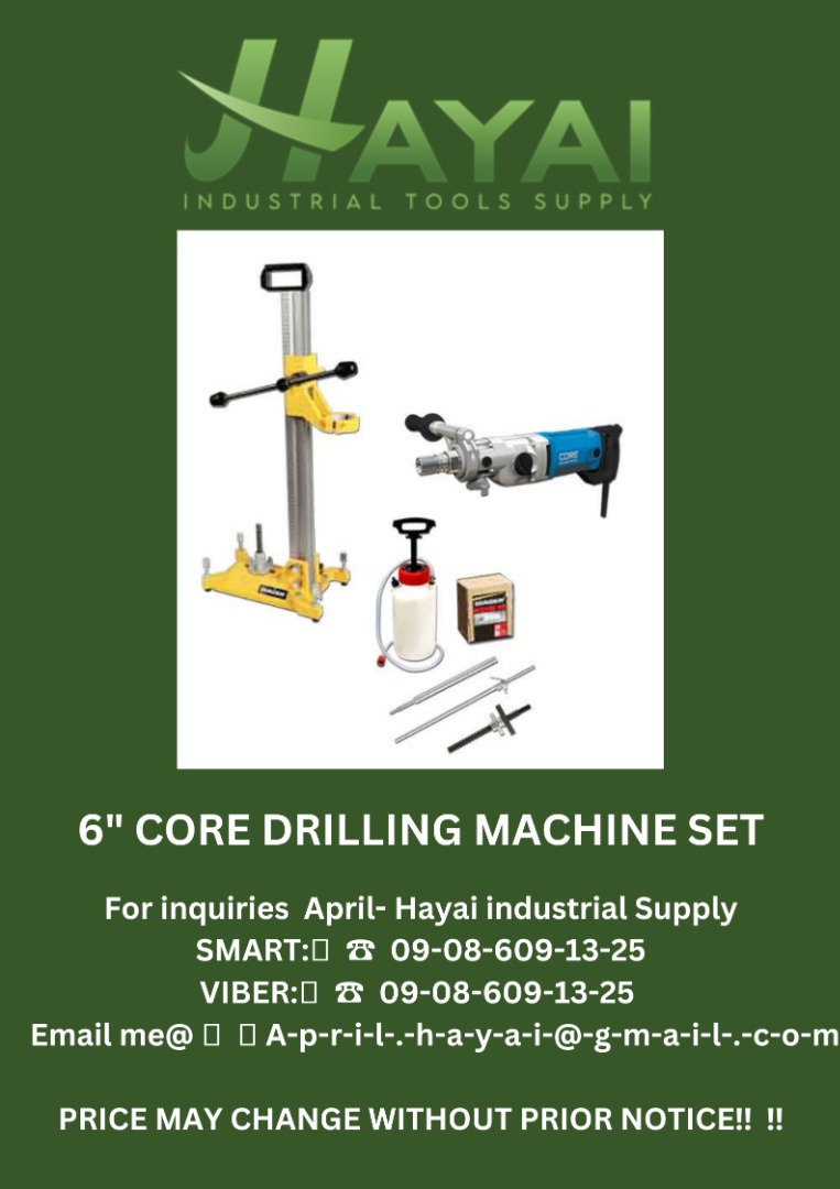 6" Core drilling machine set on Carousell