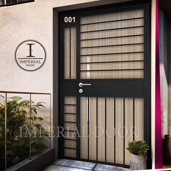 $710 Nett_ HDB BTO PREMIUM MILD STEEL GATE, Furniture & Home Living ...