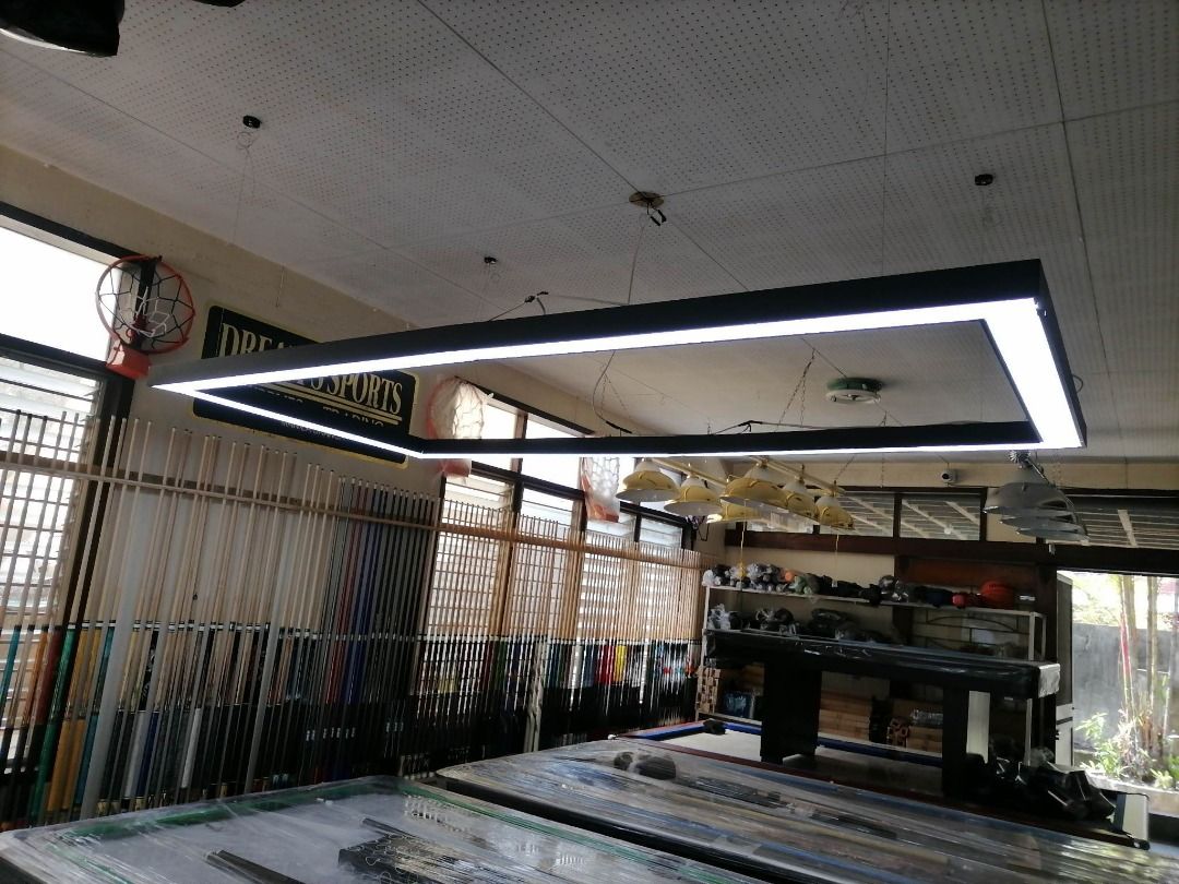 8-FT PERIMETER BILLIARD LED POOL TABLE LIGHT / Ilaw sa Bilyaran ...