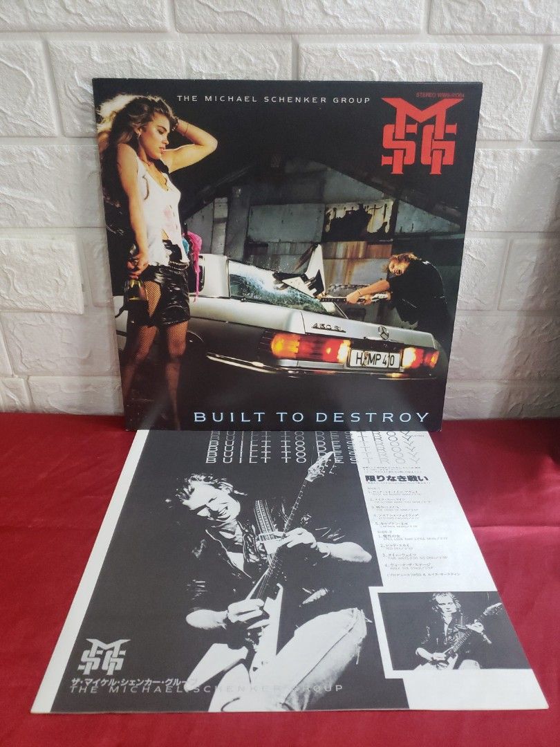 ( 705 ) LP 1983 JAPAN PRESS - VINTAGE LP ROCK - THE MICHAEL SCHENKER GROUP / MSG _ BUILT TO ...