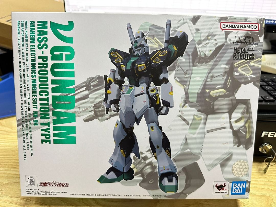 SOLD 全新 Metal Robot V nu Gundam RX-94 Mass Production Type Ka Signature ...