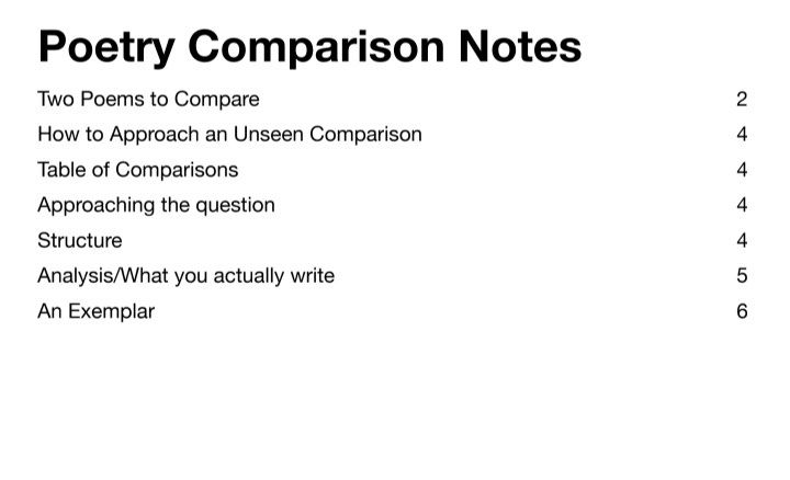 A Level Unseen Poetry Comparison Tutorial, Hobbies & Toys, Books ...