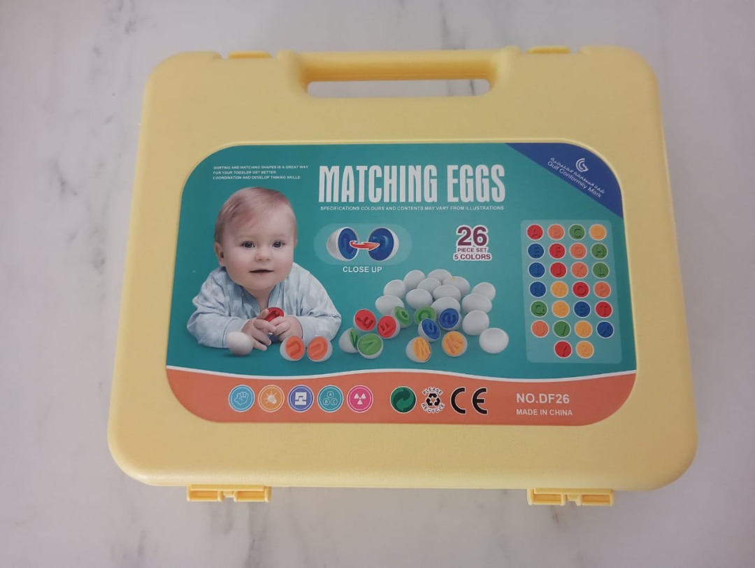 ABC Matching eggs, Babies & Kids, Infant Playtime on Carousell