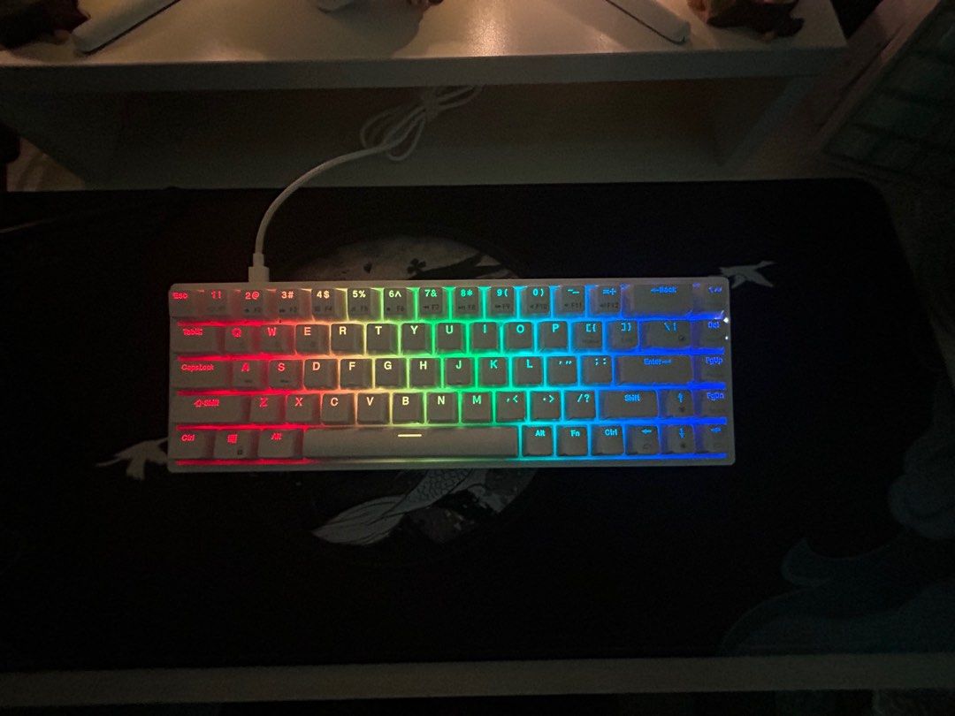 AKKO 3068B 65% Custom Mechanical Keyboard (Modded), Computers & Tech ...