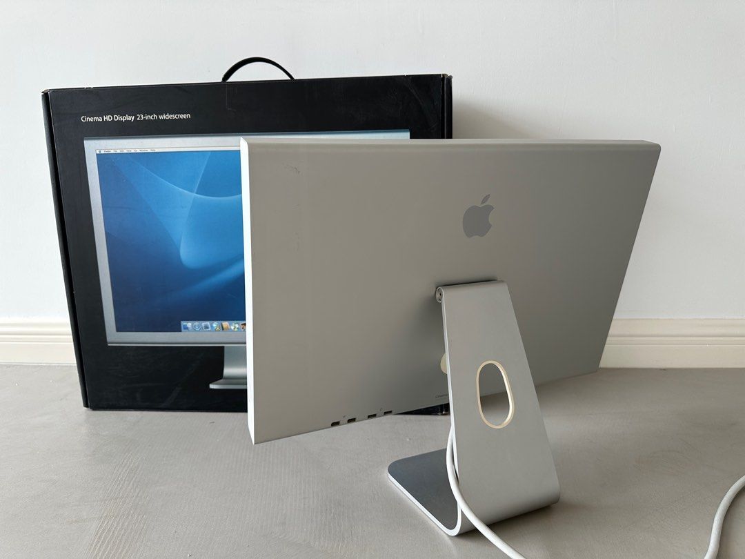Apple Cinema HD display 23-inch Widescreen, 電腦＆科技, 電腦周邊及配件, 電子屏幕 ...