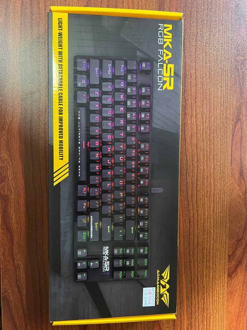 Armaggeddon MKA-5R RGB Falcon Mechanical Gaming Keyboard, Computers ...