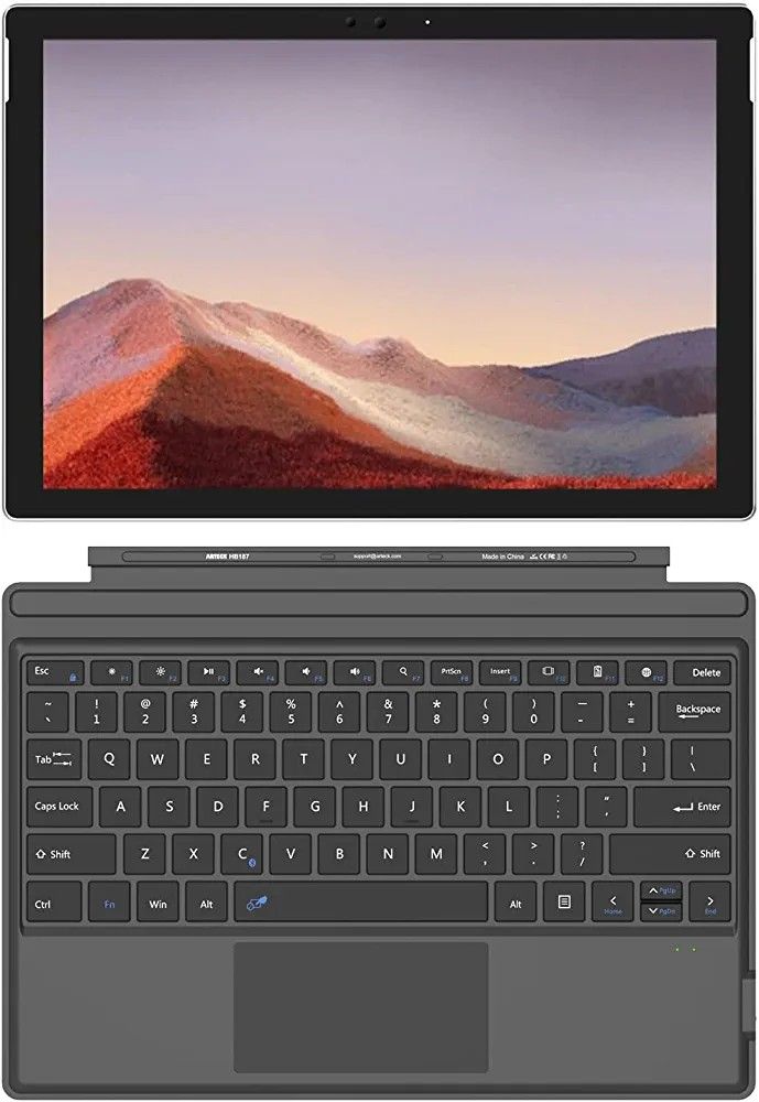 Arteck Microsoft Surface Pro Type Cover Ultra-Slim Portable Bluetooth ... Arteck Microsoft Surface Pro Type Cover Ultra-Slim Portable Bluetooth ...