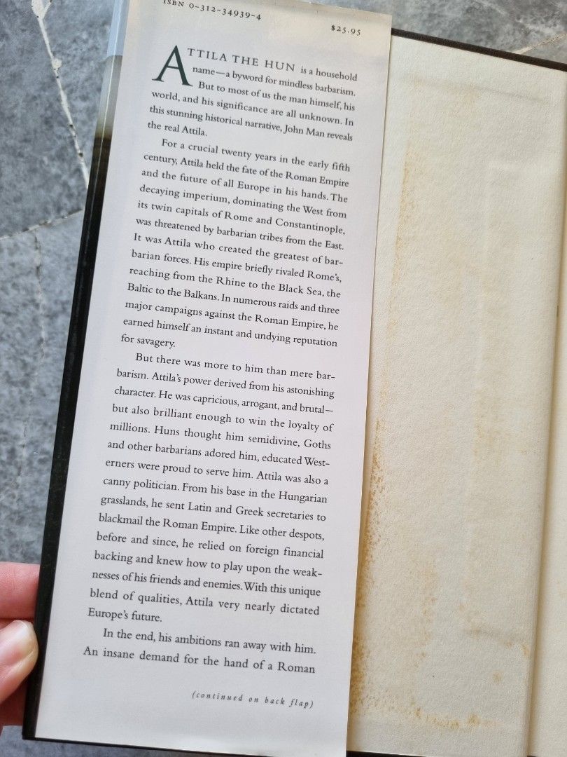 Attila - The Barbarian King Who Challenged Rome, John Man, Hobbies & Toys, Books & Magazines ...