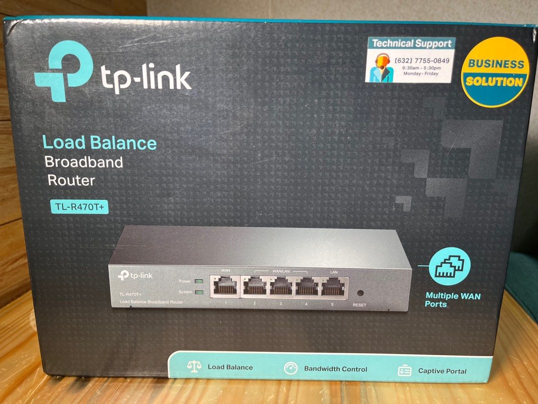 Authentic TP-Link Load Balance Broadband Router TL-R470T+ on Carousell
