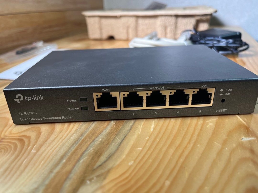 Authentic TP-Link Load Balance Broadband Router TL-R470T+ on Carousell