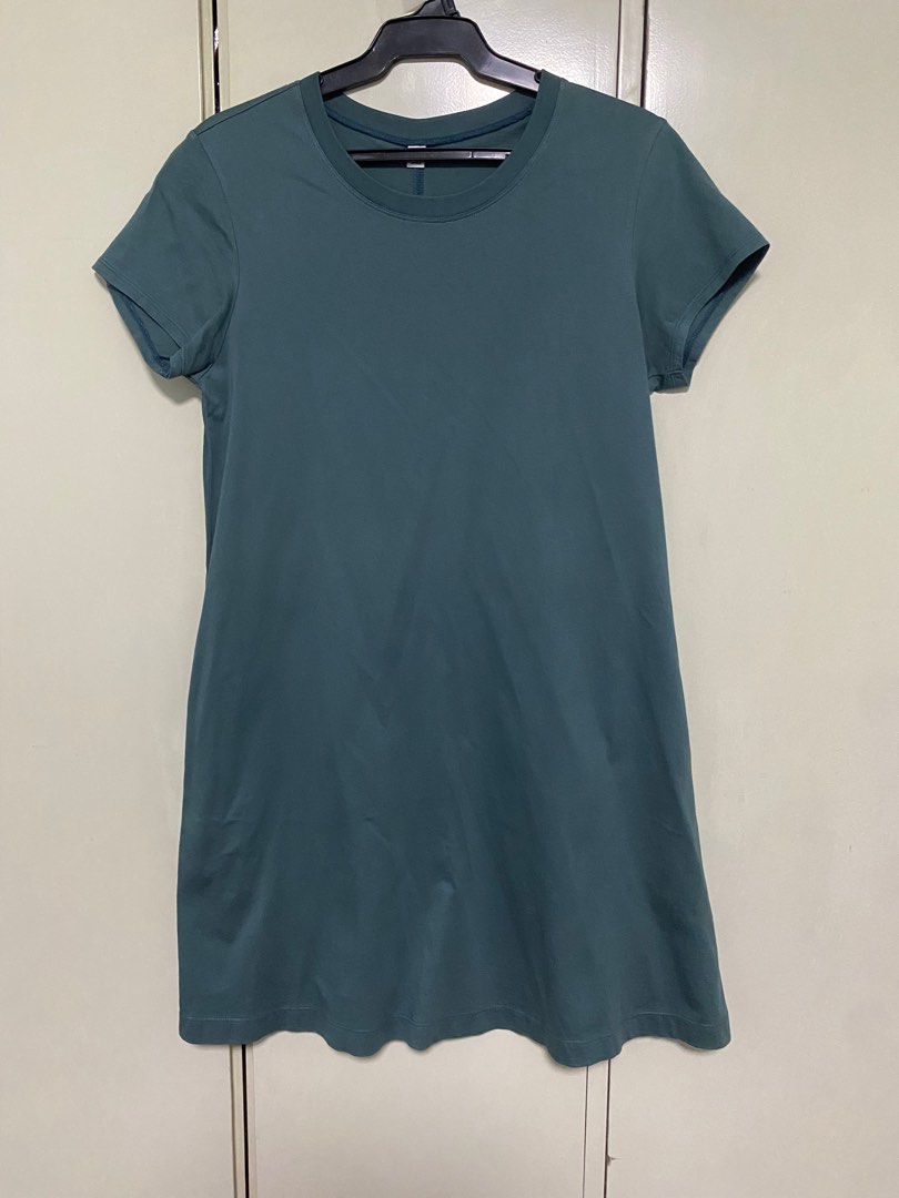 Authentic Uniqlo Green Dress on Carousell