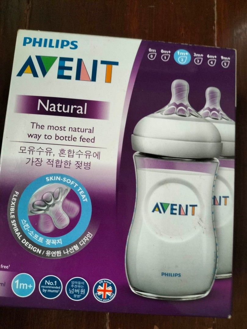 Avent milk bottle, Babies & Kids, Nursing & Feeding, Breastfeeding ...