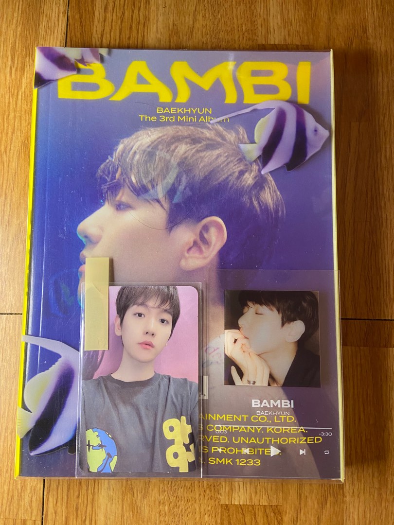 BAEKHYUN BAMBI ALBUM, Hobbies & Toys, Memorabilia & Collectibles, K ...