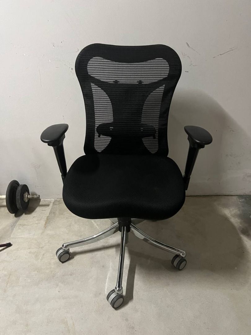 Balt Ergo EX Executive Mesh Cushion Office Chair, Ergonomically ...