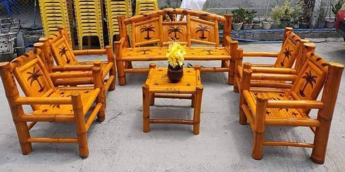 Bamboo Sala set Furniture Home Living Furniture Other Home Furniture on Carousell