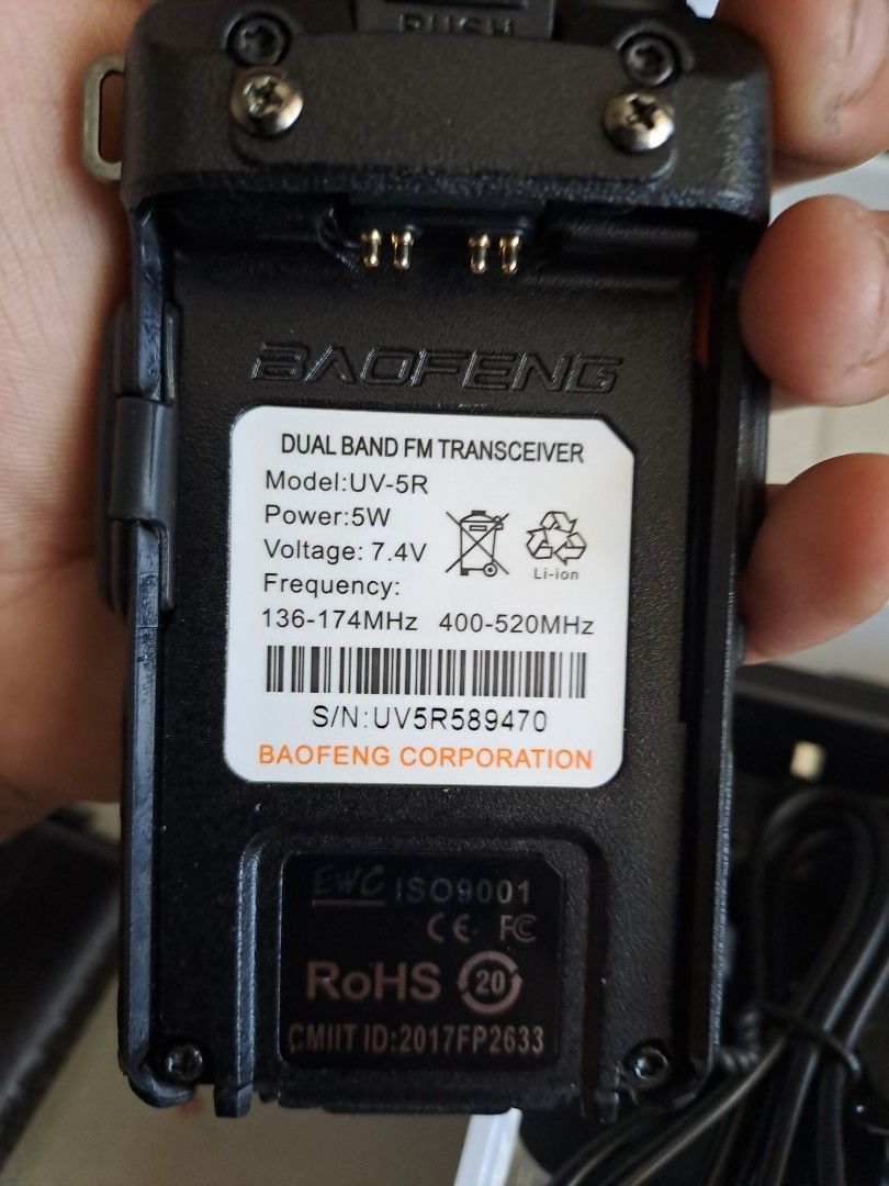 Baofeng UV-5R & 5R plus FM Walkie Transciever sets, Mobile Phones ...