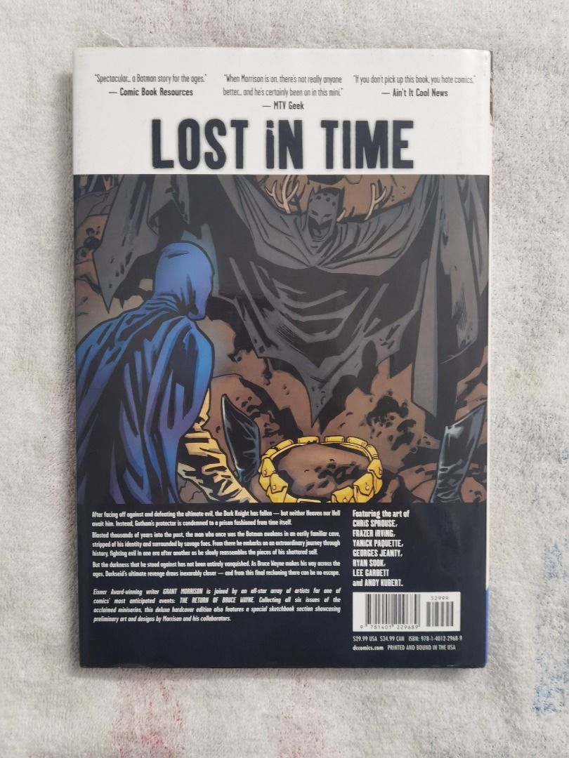 BATMAN: The Return of Bruce Wayne. Hard Cover (2011 DC) Deluxe Edition ...