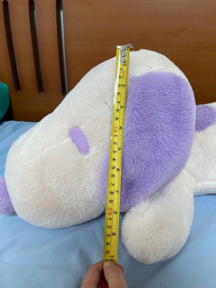 BIG SOFT Snoopy Purple Plush on Carousell