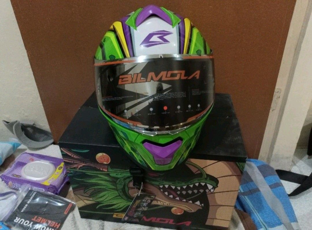 Bilmola Dragon Ball Z Helmet CELL, Motorbikes, Motorbike Parts ...
