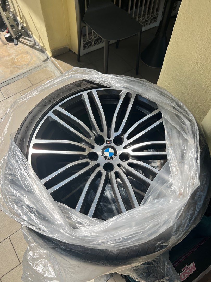 BMW G30 19" Original Rims, Car Accessories, Tyres & Rims on Carousell