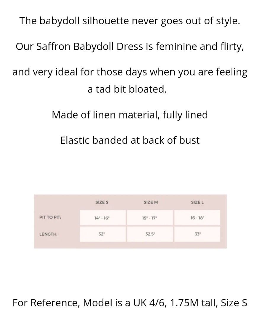 BNWT Hollyhoque Saffron Babydoll Dress in Pink, Women's Fashion, Dresses & Sets, Dresses on ...