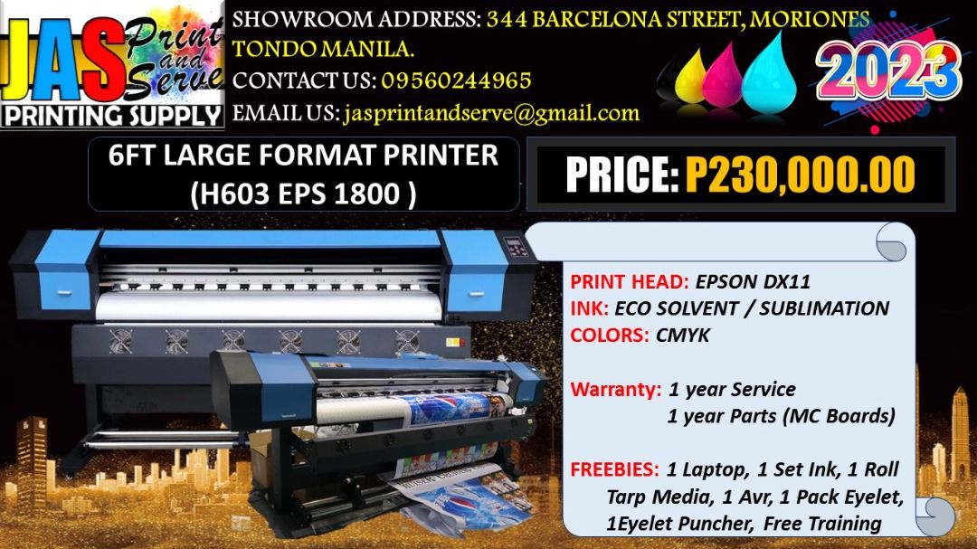 Brand New Full Sublimation Printer, Tarpaulin Printer, Sticker Printer ...