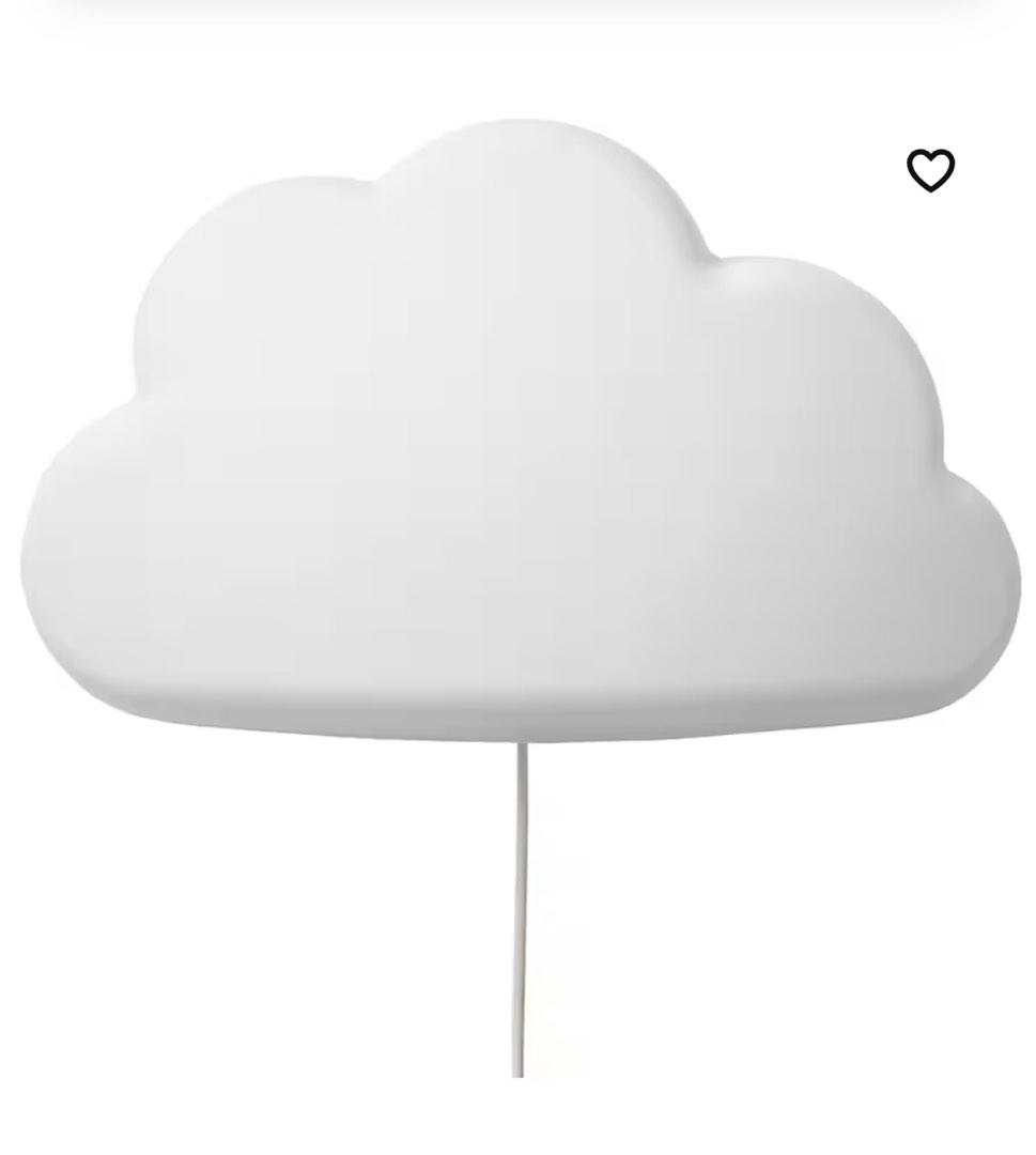 Brand New IKEA Cloud Wall Lamp, Furniture & Home Living, Lighting & Fans, Lighting on Carousell