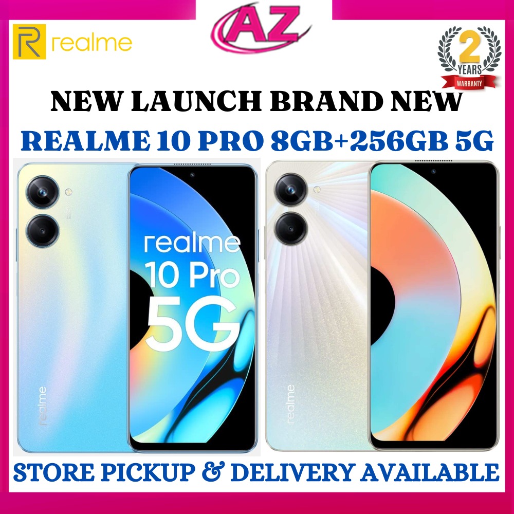 BRAND NEW REALME 10 PRO 8/256GB 5G - LOCAL SET WITH TWO YEAR OFFICIAL ...