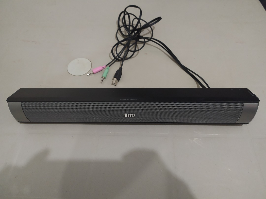 Britz BA-MK38 Sound bar LED/LCD Monitor, PC Speaker (Working), Audio, Soundbars, Speakers ...