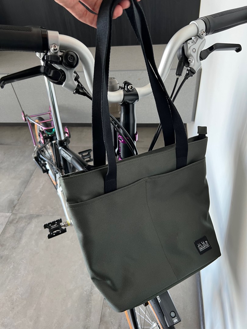 Brompton liberty tote bag, Men's Fashion, Bags, Sling Bags on Carousell