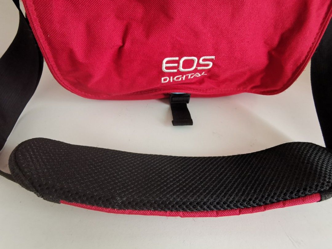 Canon EOS Camera Bag Genuine signature RED, Photography, Photography ...