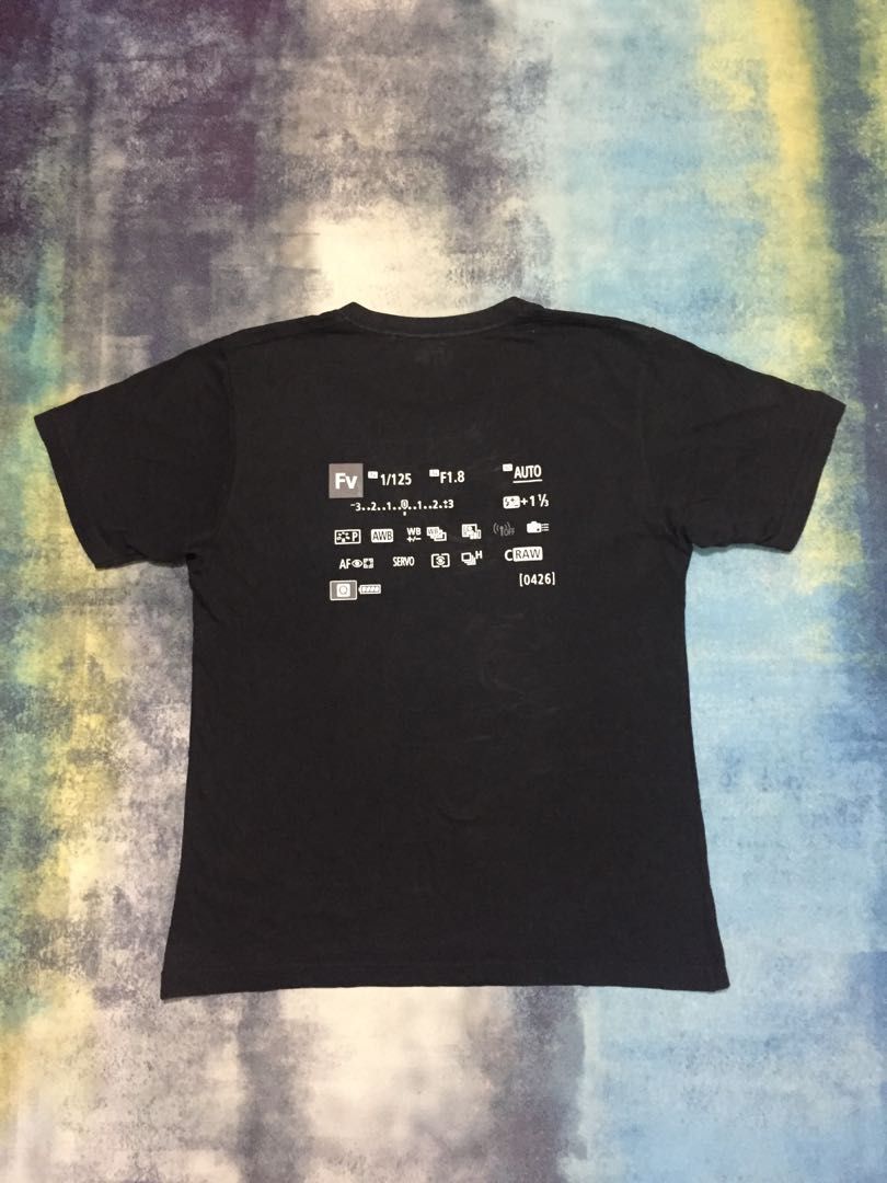 CANON X UNIQLO Feature Limited Edition EOS R Graphic T-Shirt, Men's ...