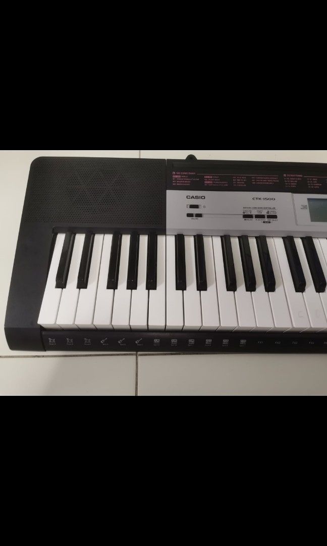 Casio CTK-1500 keyboard, Hobbies & Toys, Music & Media, Musical ...
