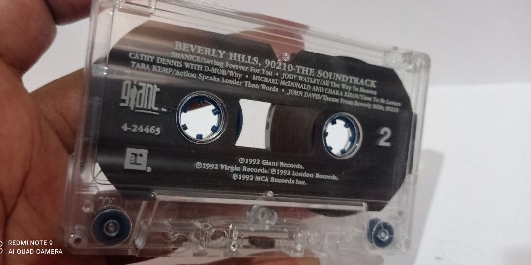 [CASSETTE] BEVERLY HILL 90210 SOUNDTRACK, Hobbies & Toys, Music & Media, CDs & DVDs on Carousell