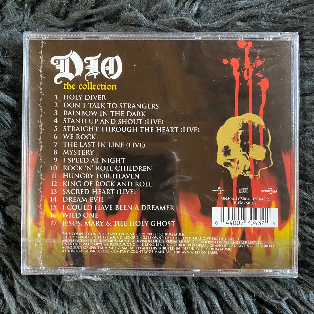 CD DIO The Collection, Hobbies & Toys, Music & Media, CDs & DVDs on ...
