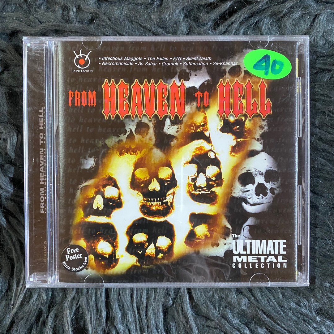 CD FROM HEAVEN TO HELL The Ultimate Metal Collection, Hobbies & Toys ...