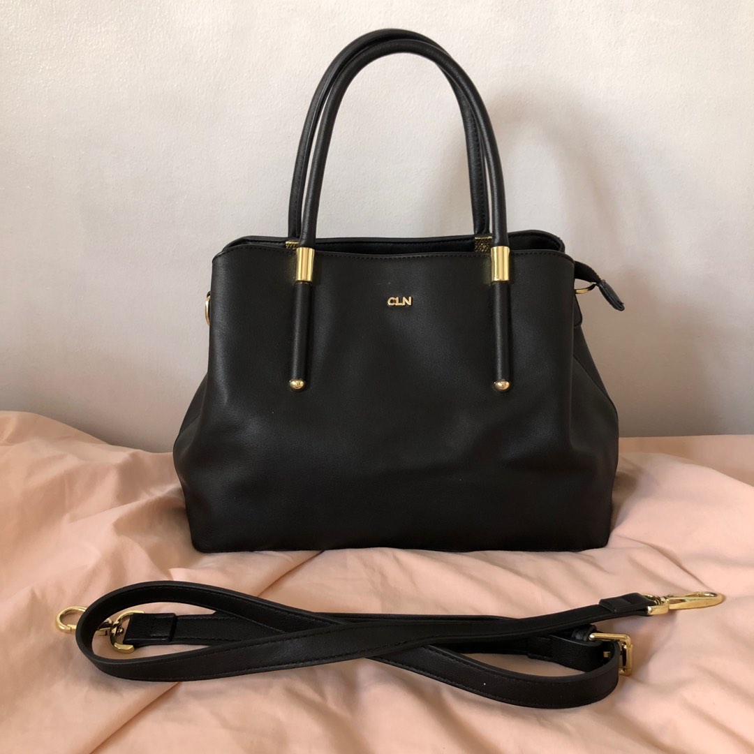 Celine CLN black cross body bag shoulder bag on Carousell