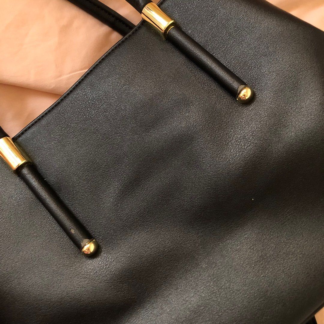 Celine CLN black cross body bag shoulder bag on Carousell