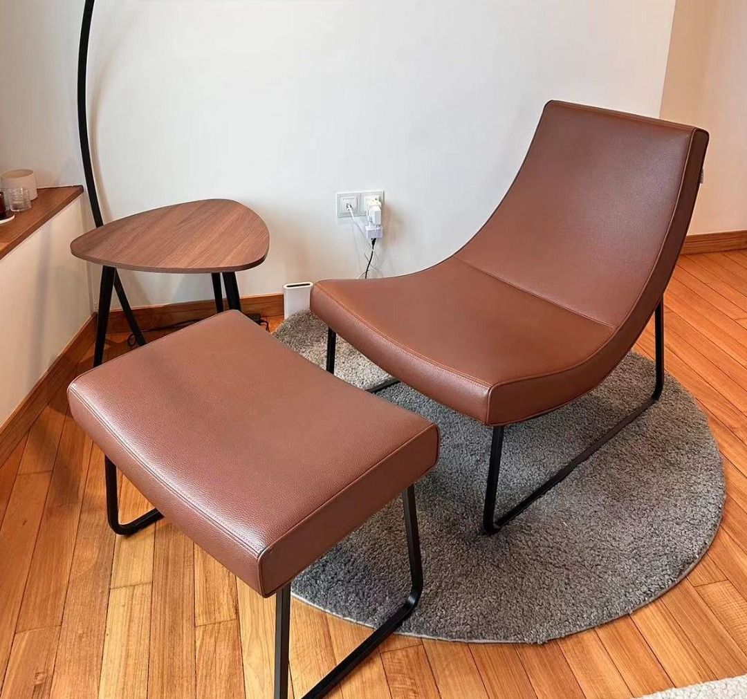 Cellini monte lounge chair with footrest, Furniture & Home Living ...