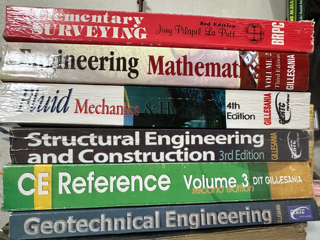 Civil Engineering Review Books on Carousell