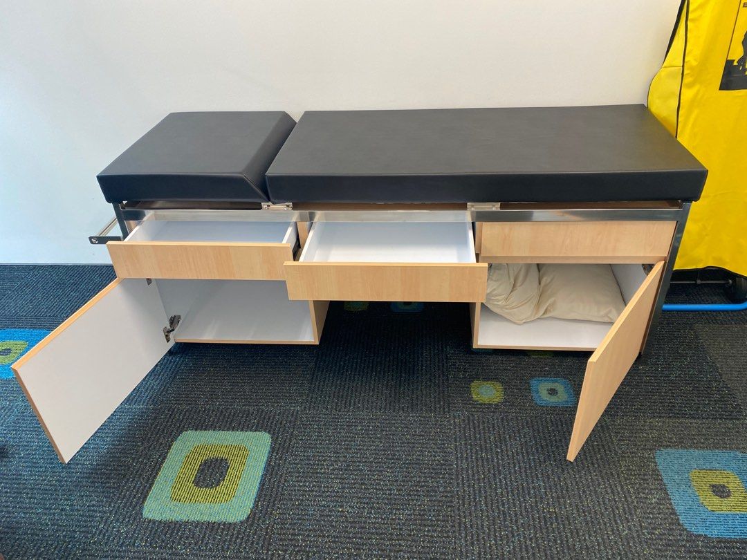 Clinic health check bed, Furniture & Home Living, Furniture, Bed Frames ...