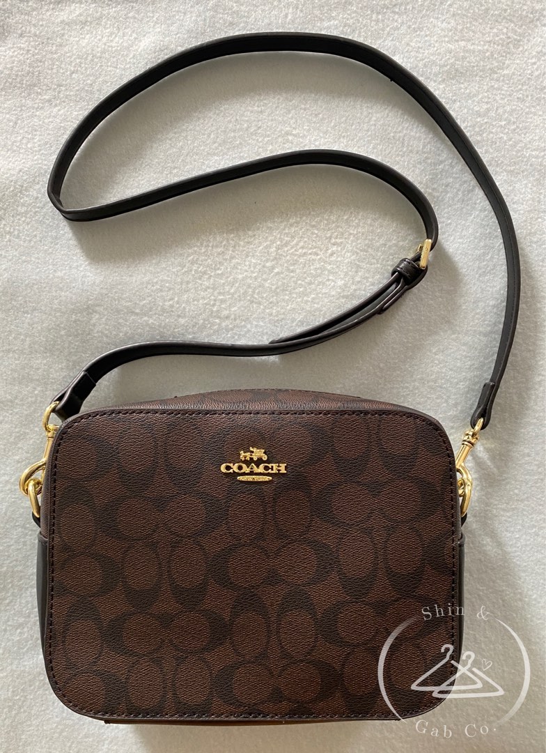 Coach Camera Bag in Signature Canvass PRELOVED, Women's Fashion, Bags ...