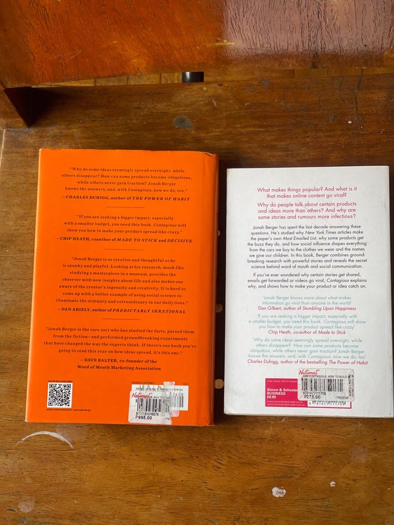 Contagious How to build word of mouth in the Digital Age Book Jonah ...