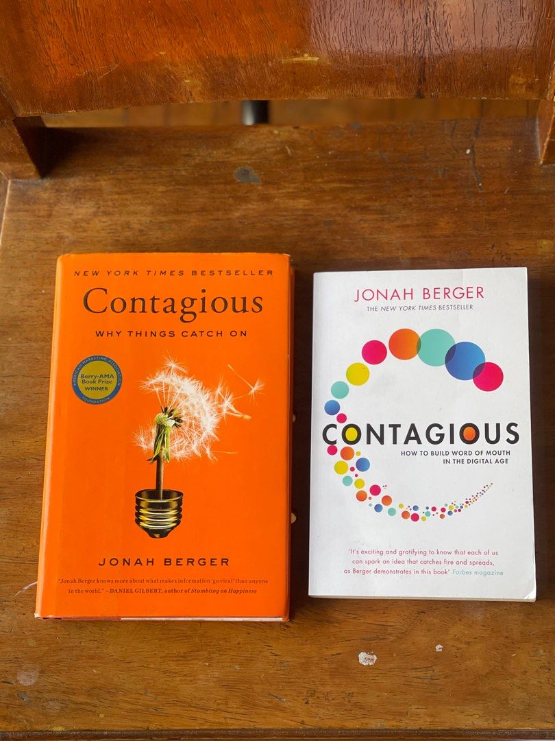 Contagious How to build word of mouth in the Digital Age Book Jonah ...