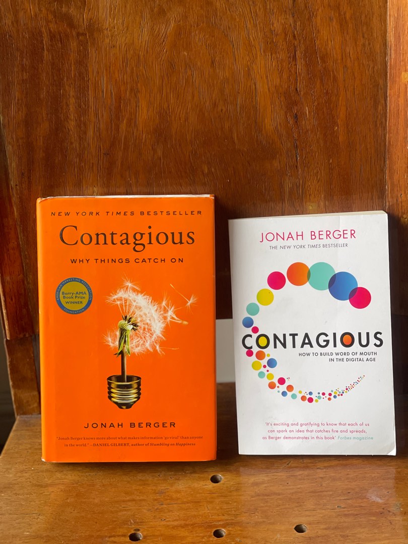 Contagious How to build word of mouth in the Digital Age Book Jonah Berger on Carousell