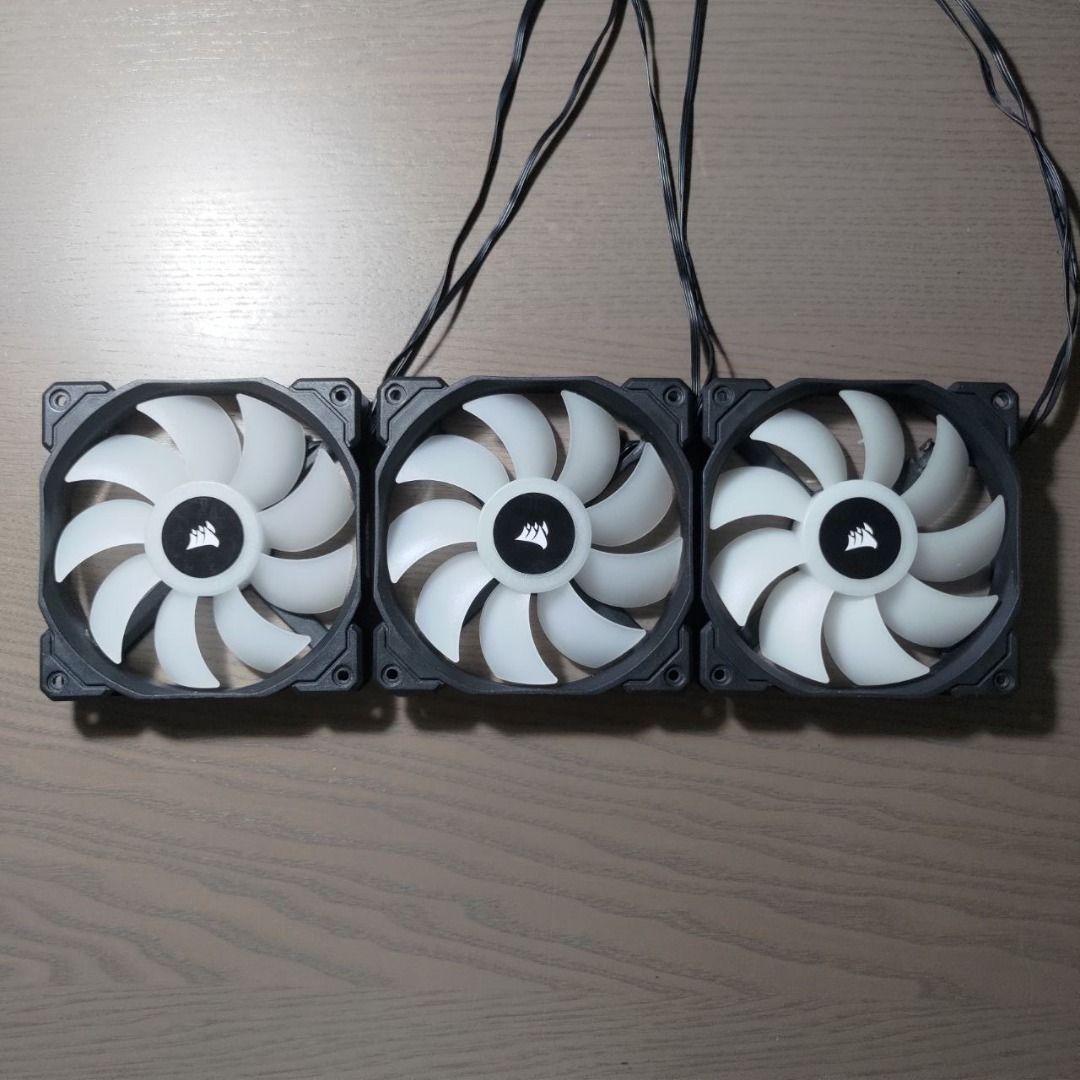Corsair SP120 RGB LED - 120mm Fans, 3-pin DC, Premium Static Pressure ...